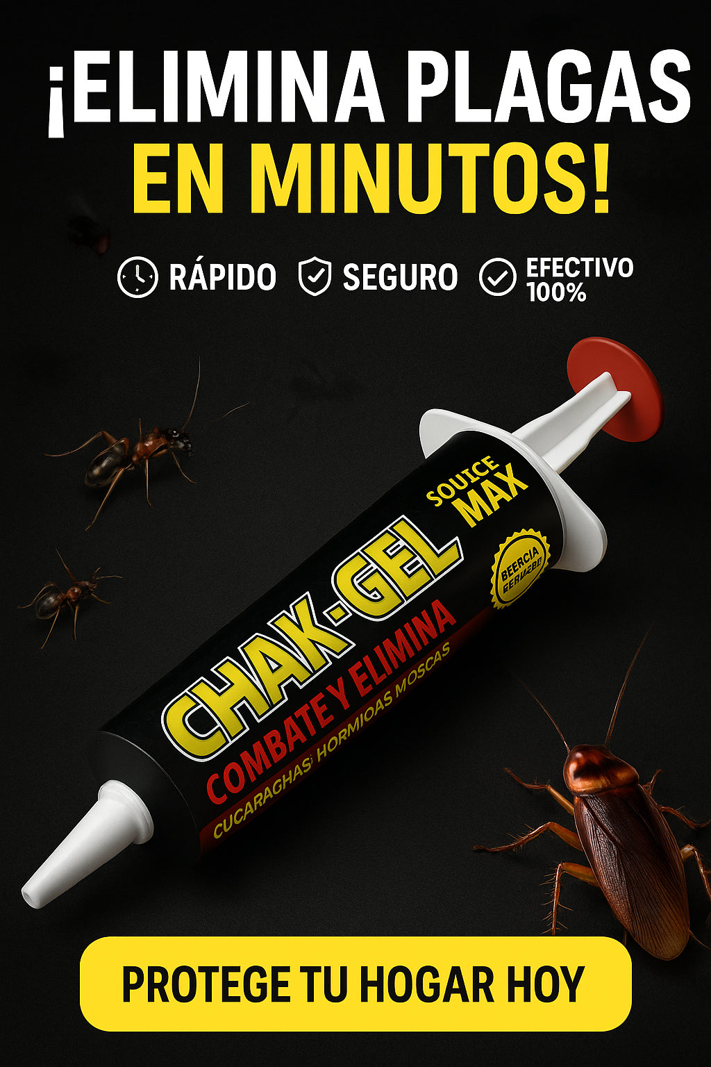 FULMITEX CHAK® EXTERMINADOR DE CUCARACHAS Y HORMIGAS🪳+ ENVÍO GRATIS